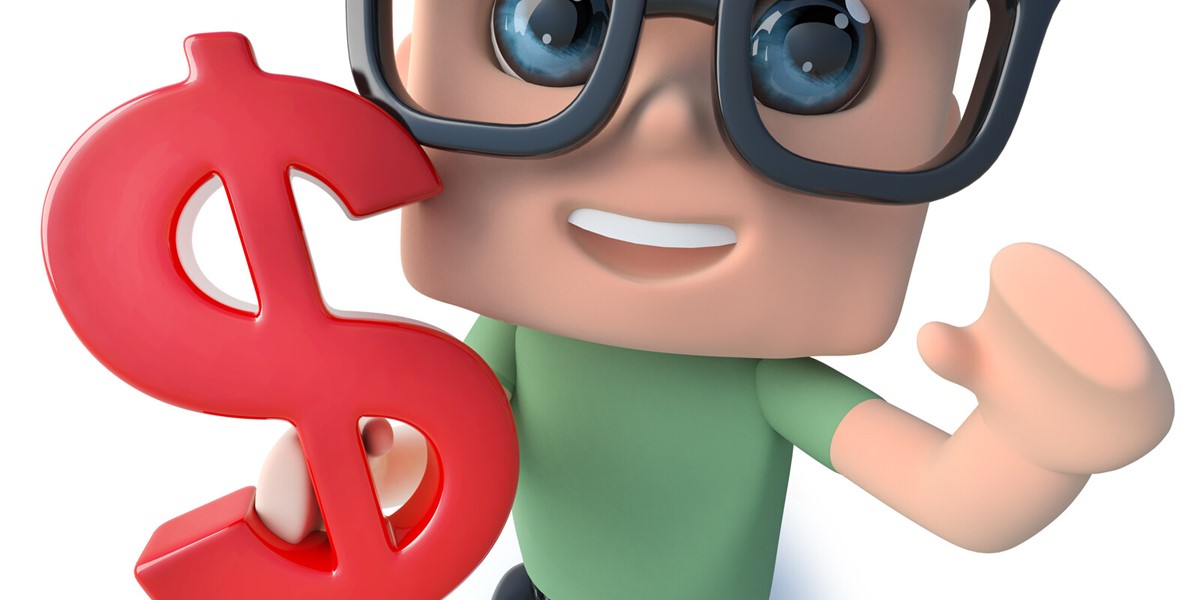 Spending Money Cartoon